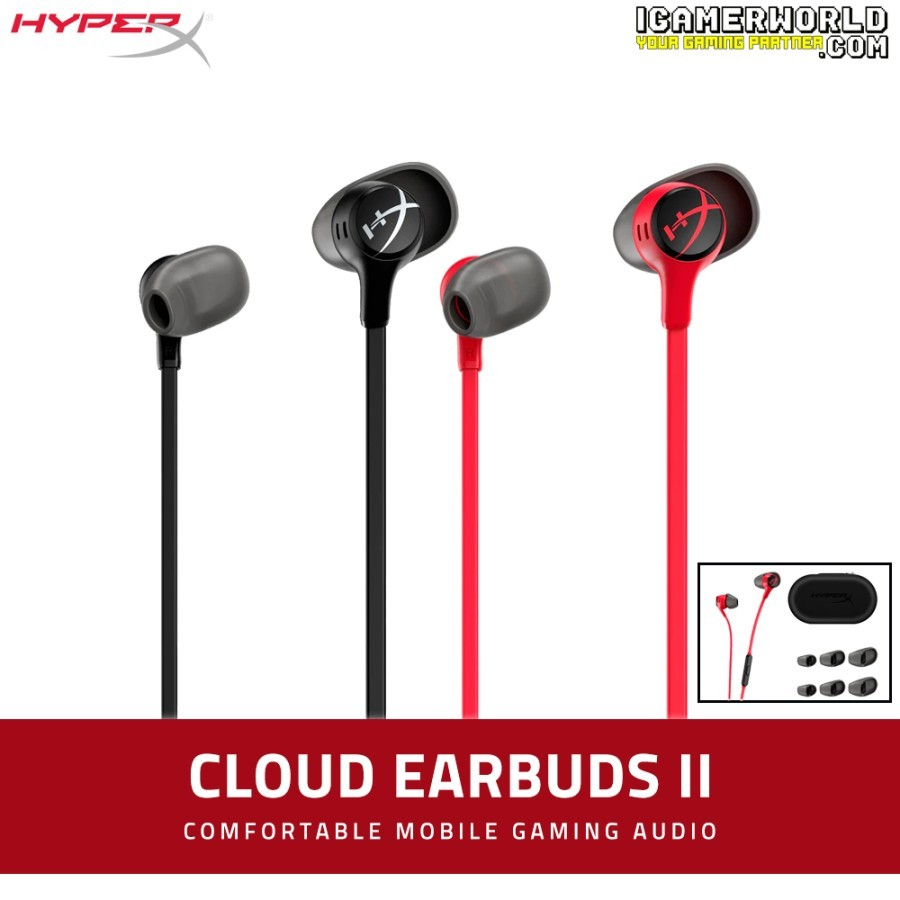 Jual Hyperx Cloud Earbuds 2 / Earbuds II with Mic Earphone Gaming Wired ...