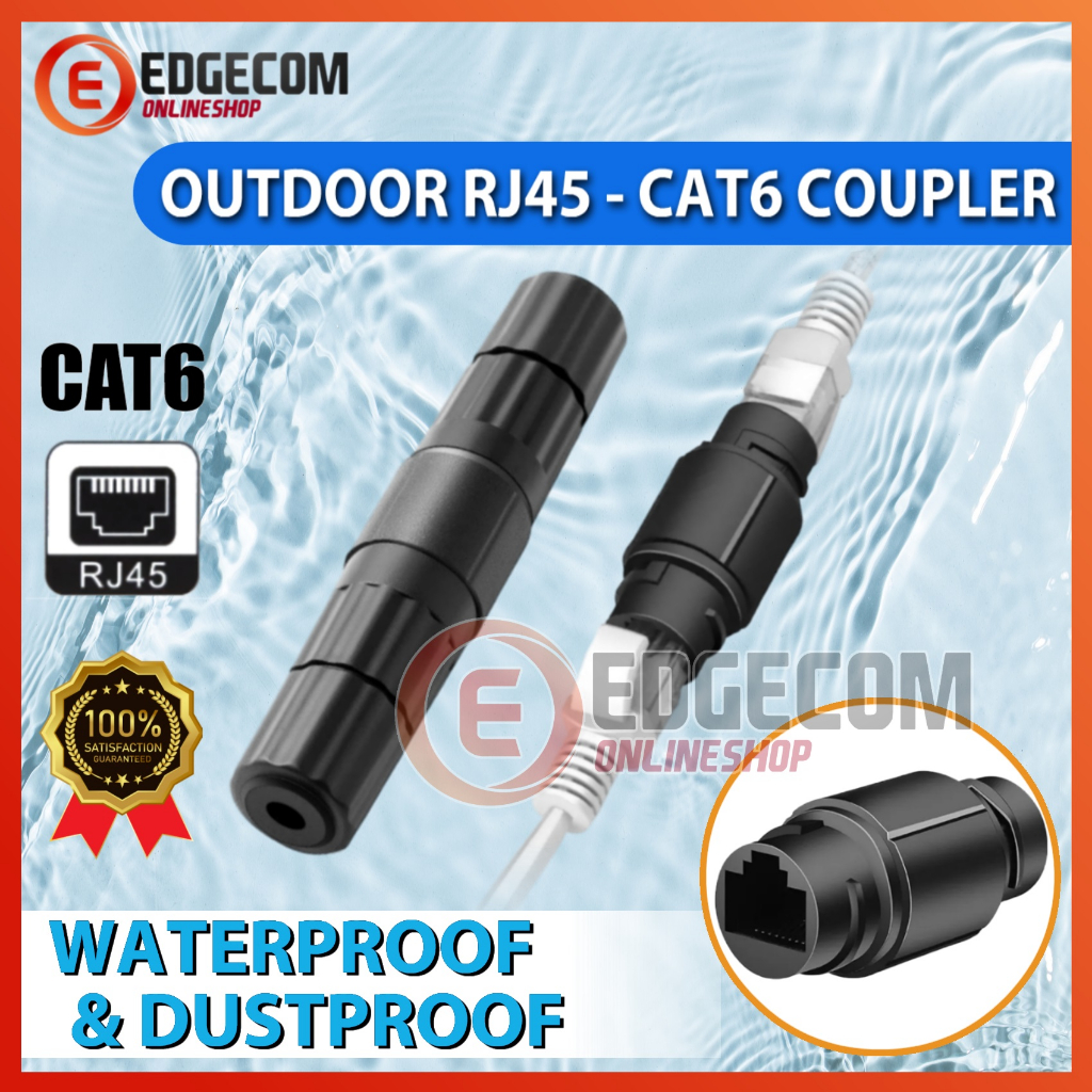 Jual BAREL BARREL RJ45 WATERPROOF OUTDOOR COUPLER LAN UTP STP FTP ...