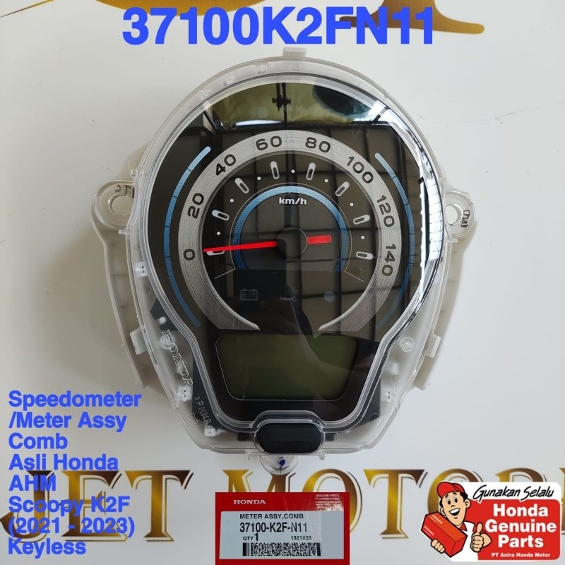 Jual 37100K2FN11 Speedometer Scoopy 2021 eSP K2F Prestige Smart Key ...