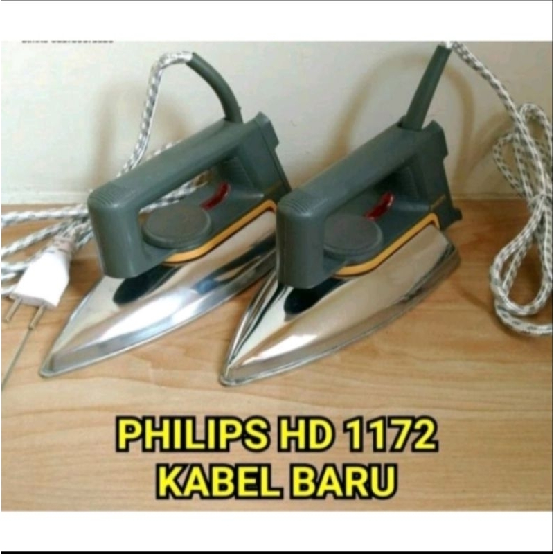 Jual Setrika Gosokan Philips Tipe HD 1172 Classic Second Berkualitas ...
