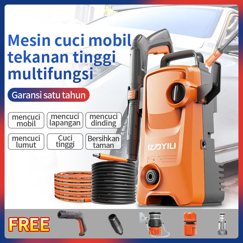Jual Mesin Cuci Steam Mobil dan Motor /Alat steam cuci motor & mobil / Pressure Washer | Shopee ...