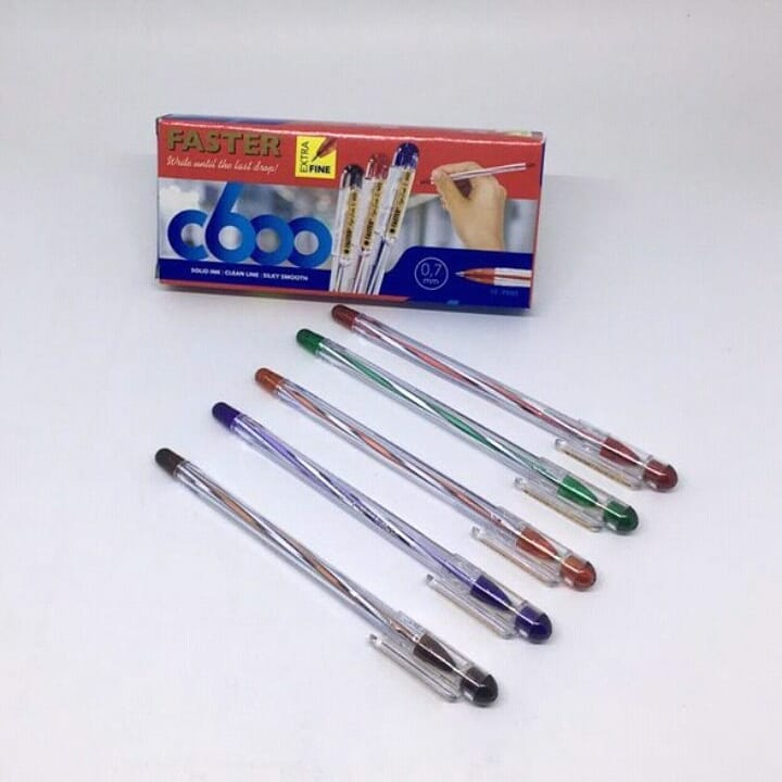 Jual BALLPOINT / Pulpen Faster C600 ORIGINAL Murah (1pcs) | Shopee ...
