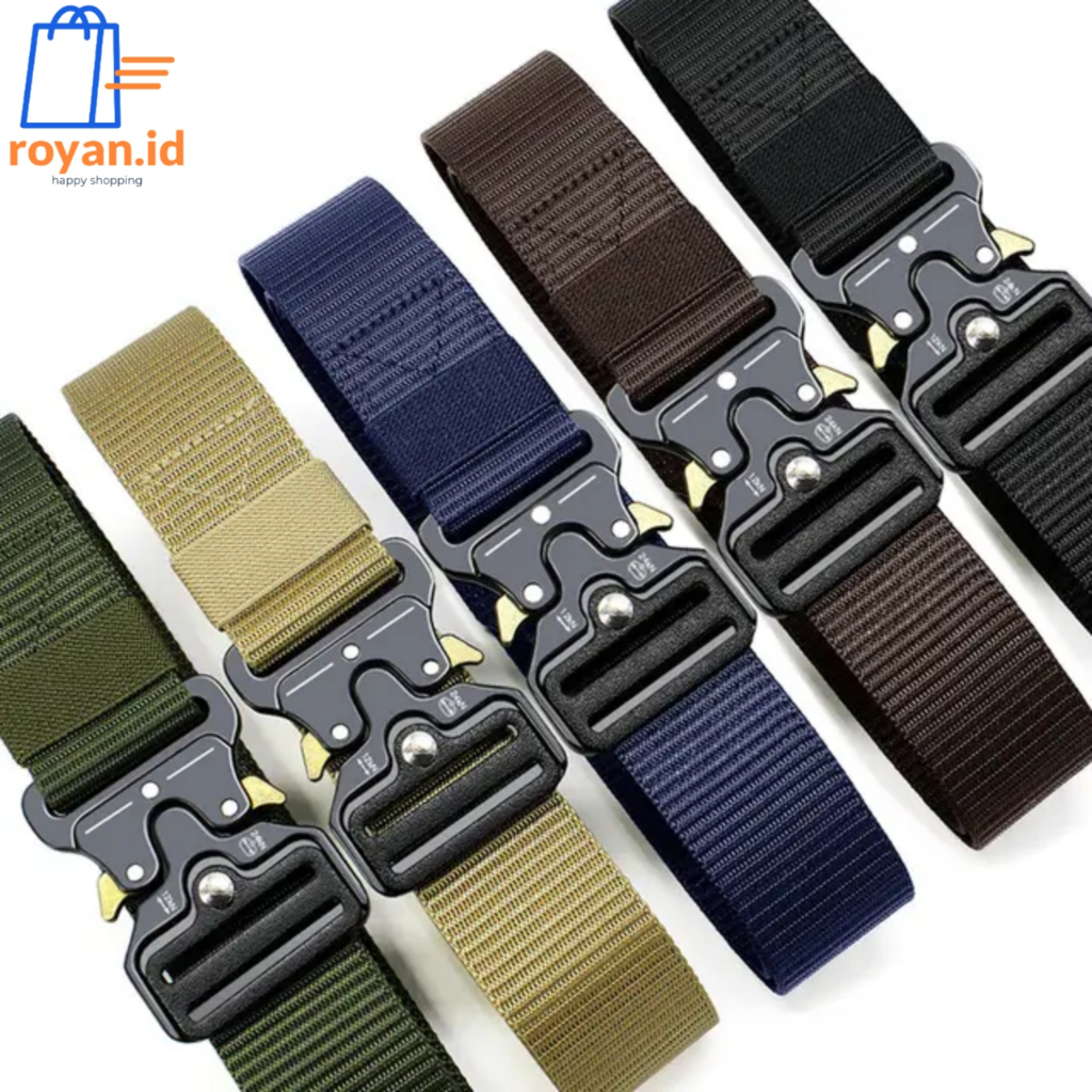 Jual Ikat Pinggang Nylon Fast Unlock Canvas Sabuk Pria Tactical Gesper | Shopee Indonesia