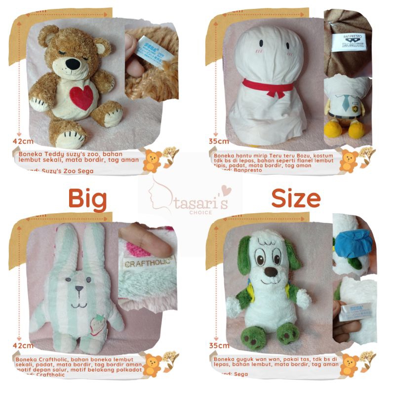 Jual Boneka Size Ukuran Besar Big | Shopee Indonesia