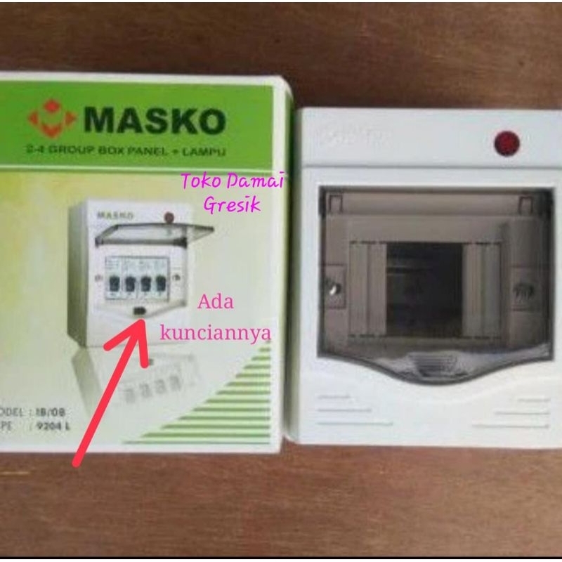 Jual Masko Box panel Mcb IB OB 2 - 4 Group 9204 L (lampu). inbow outbow ...