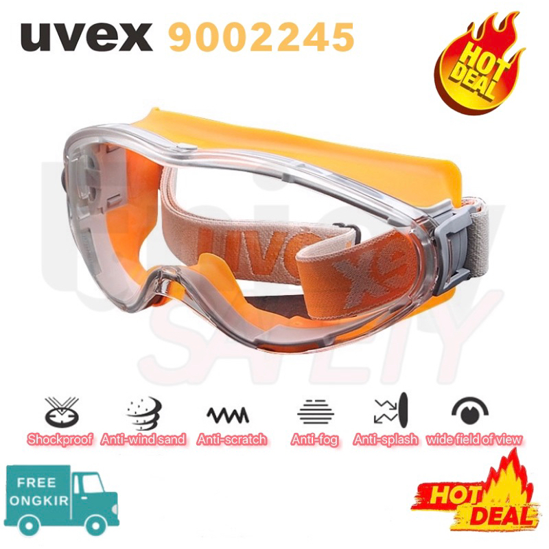 Jual UVEX 9002245 Ultrasonic Safety Goggles/Safety Glasses | Shopee Indonesia