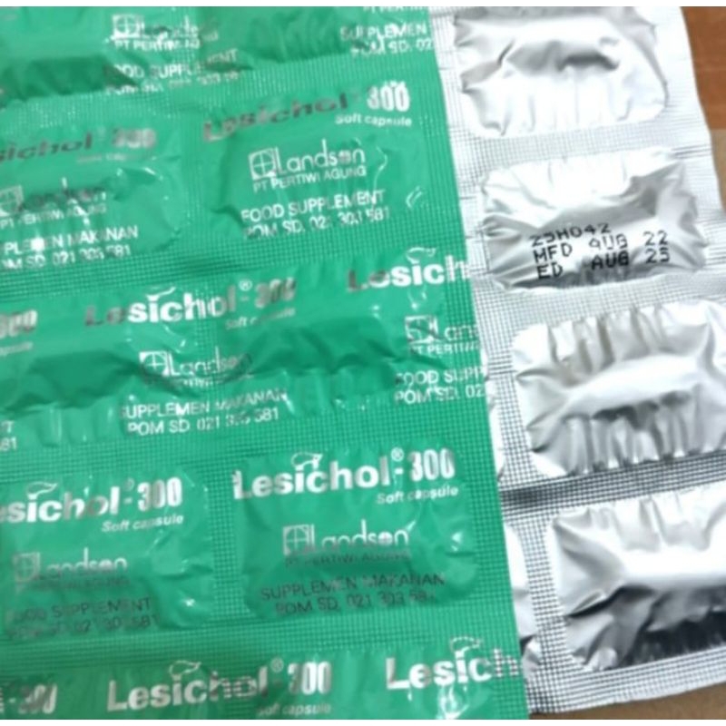 Jual lesichol 300 eceran 1 tablet | Shopee Indonesia