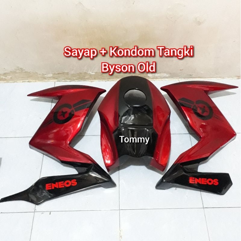 Jual Sayap Byson old + Cover Kondom tangki bison Half fairing bodi body ...