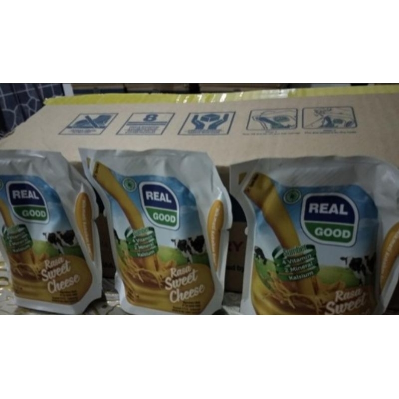 Jual Susu Real Good Uht Pouch / Teko 1Dus isi 40Pcs 125ml | Shopee ...