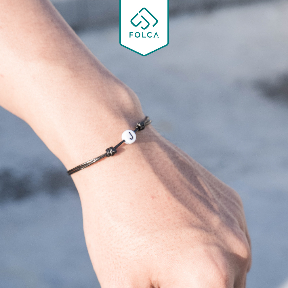 Jual FOLCA Gelang Alpeca - Gelang Tali Etnik Inisial Simple Premium 1 ...