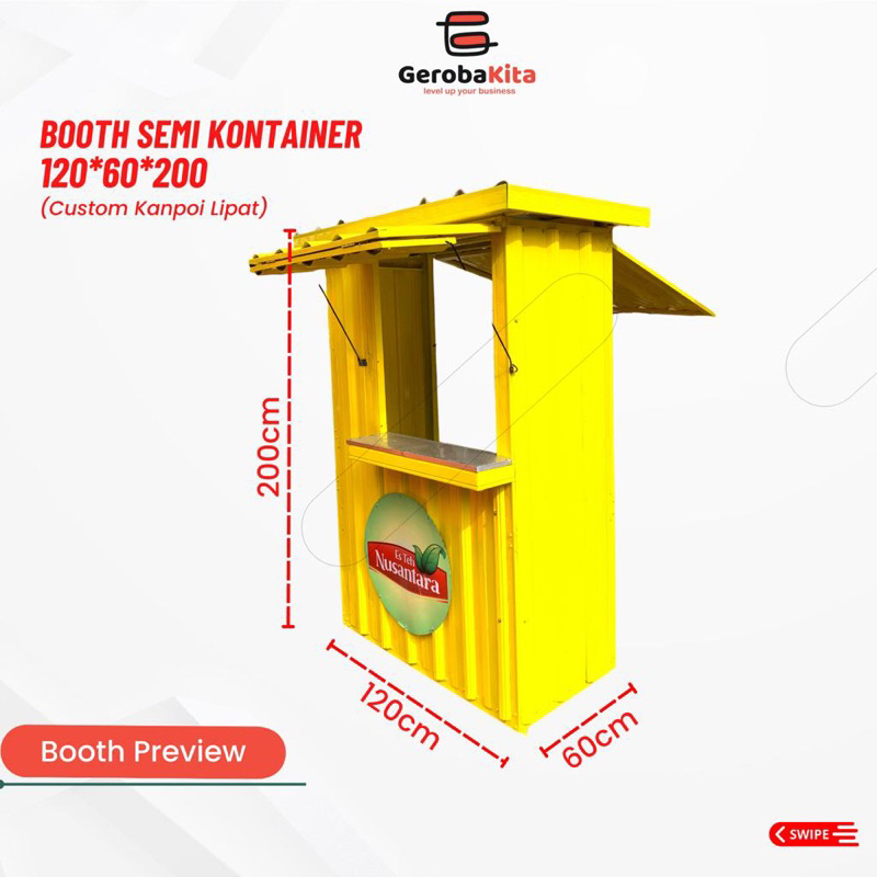 Jual Booth Semi Container Minuman | Shopee Indonesia