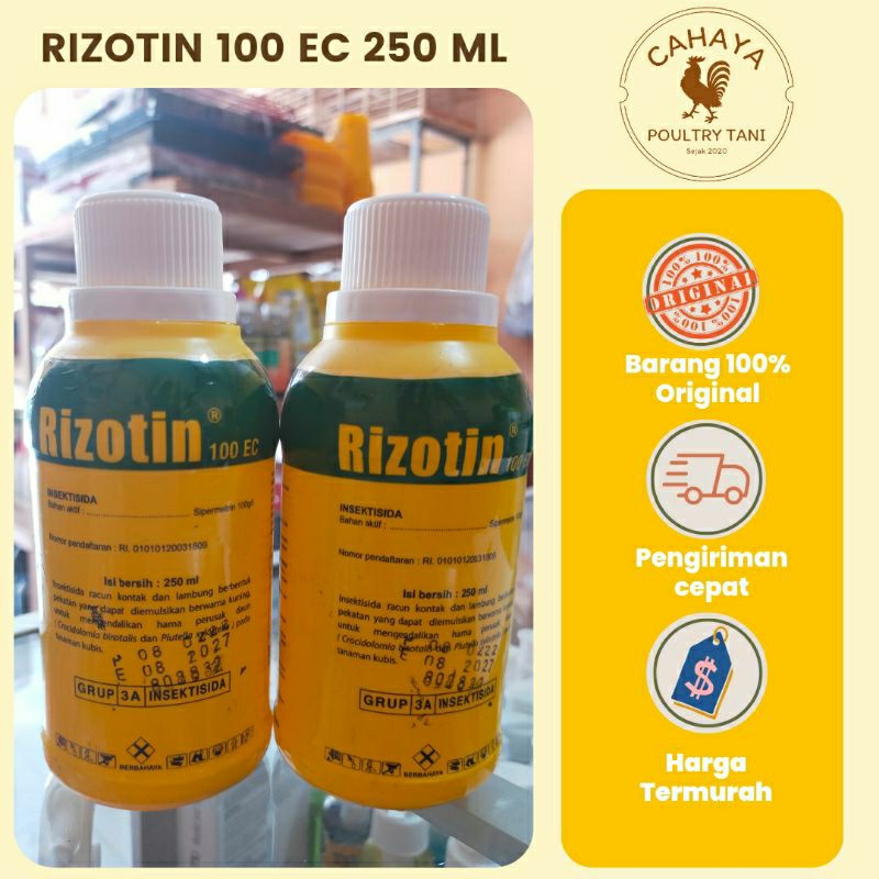 Jual Insektisida RIZOTIN 100 EC 250ml | Shopee Indonesia