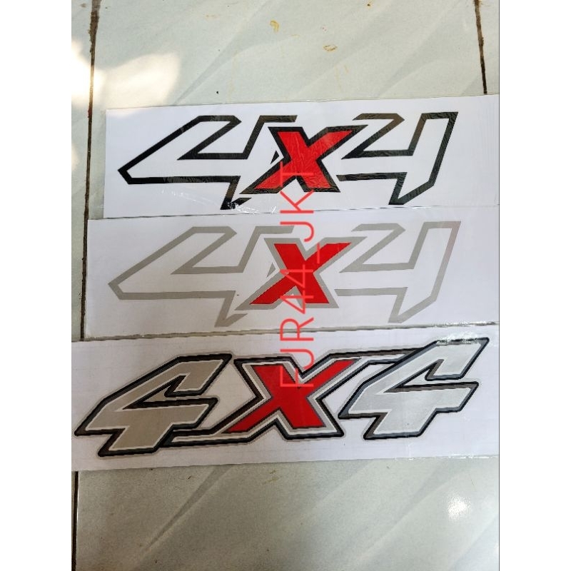 Jual stiker sticker toyota hilux 4x4 fortuner / stiker mobil 4x4 ...