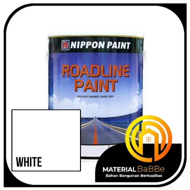 Jual Nippon Roadline Paint 5 Kg White | Cat Marka Jalan Trotoar Warna ...