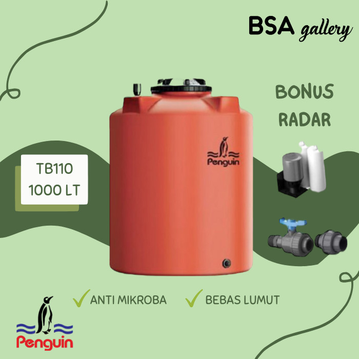 Jual TOREN AIR PENGUIN TB110 1000 LITER / TANGKI AIR 1000L / TANDON AIR ...
