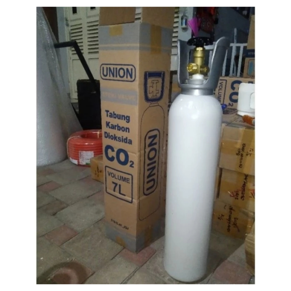 Jual Tabung Co2 besi 5kg (1m3) + sudah isi tabung co2 aquascape khusus ...