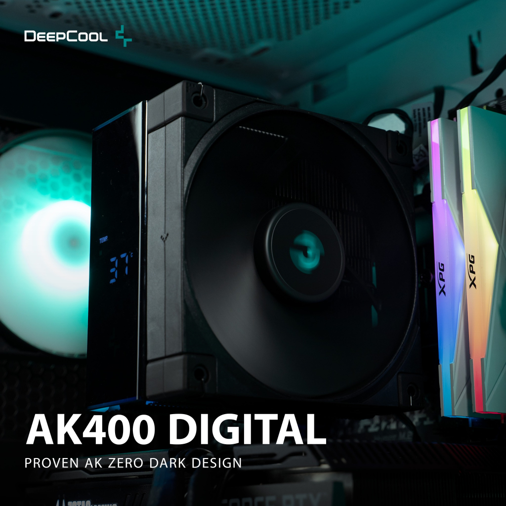 Jual DEEPCOOL AK400 DIGITAL SINGLE TOWER CPU PROCESSOR AIR COOLER ...