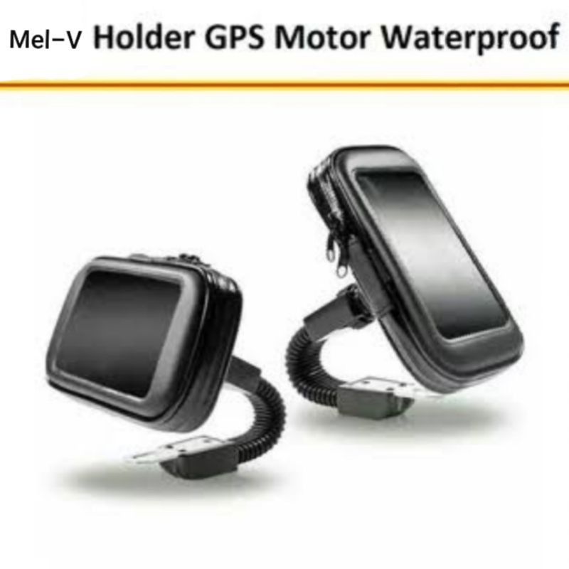 Jual phone holder hp seleting dudukan hp sepeda motor spion waterproof holder GPS | Shopee Indonesia