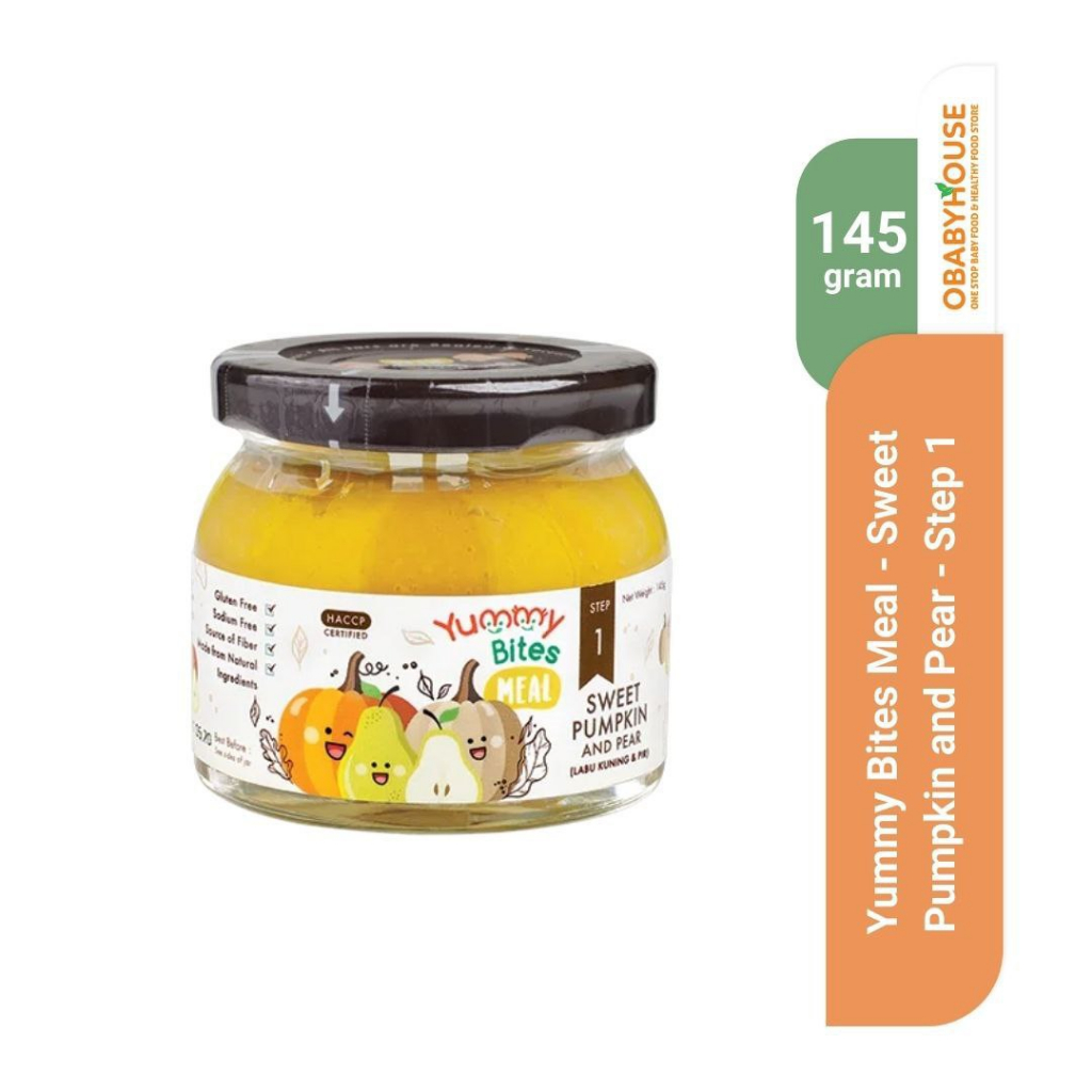 Jual Yummy Bites Meal - Sweet Pumpkin and Pear - STEP 1 145 gr (ED Jan ...