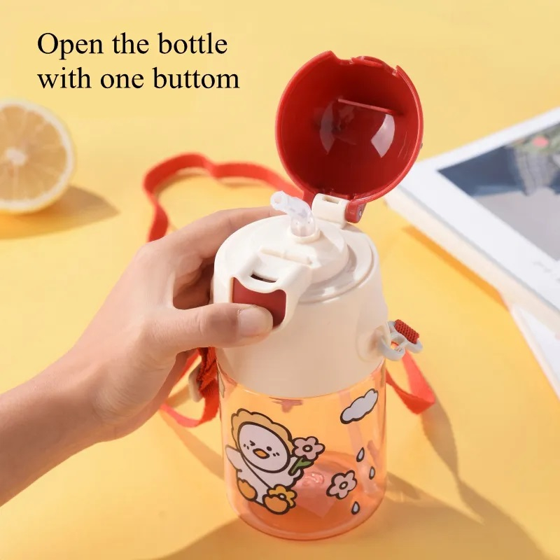 Jual BOTOL MINUM GEMOY ANAK ANIMASI KARTUN INCLUDE SEDOTAN NEW YQ 0107 ...
