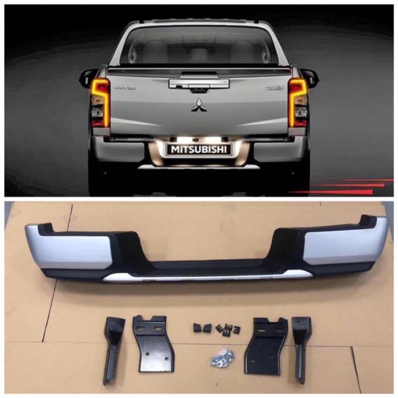 Jual Rear Bumper Guard Triton GLS Bumper Belakang Triton GLS | Shopee ...