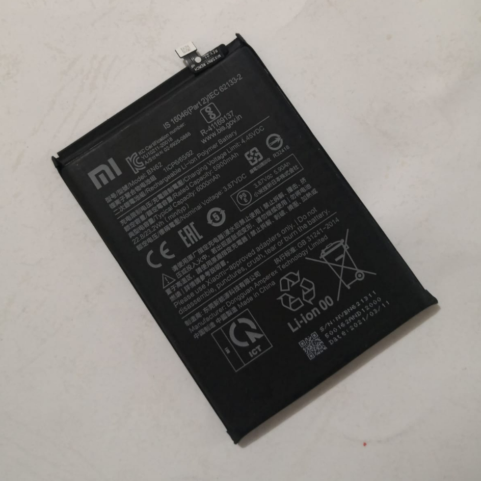 Jual BATRE XIAOMI REDMI 9T / POCO M3 / BN-62 ORI | Shopee Indonesia