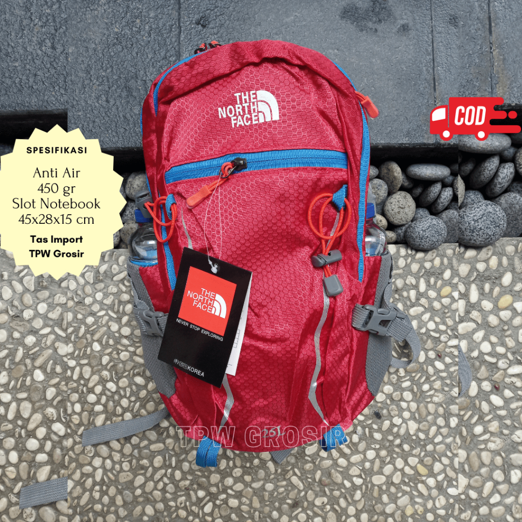 Jual Tas Ransel Sekolah The North Face 25 Liter Import Murah SD SMP ...