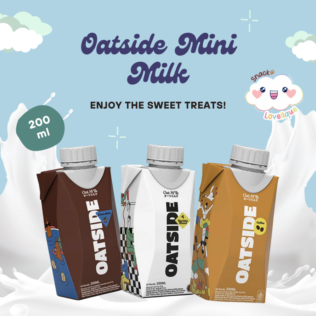 Jual Oatside Mini Milk - Plant Based Milk / Oat Milk / Susu Gandum ...