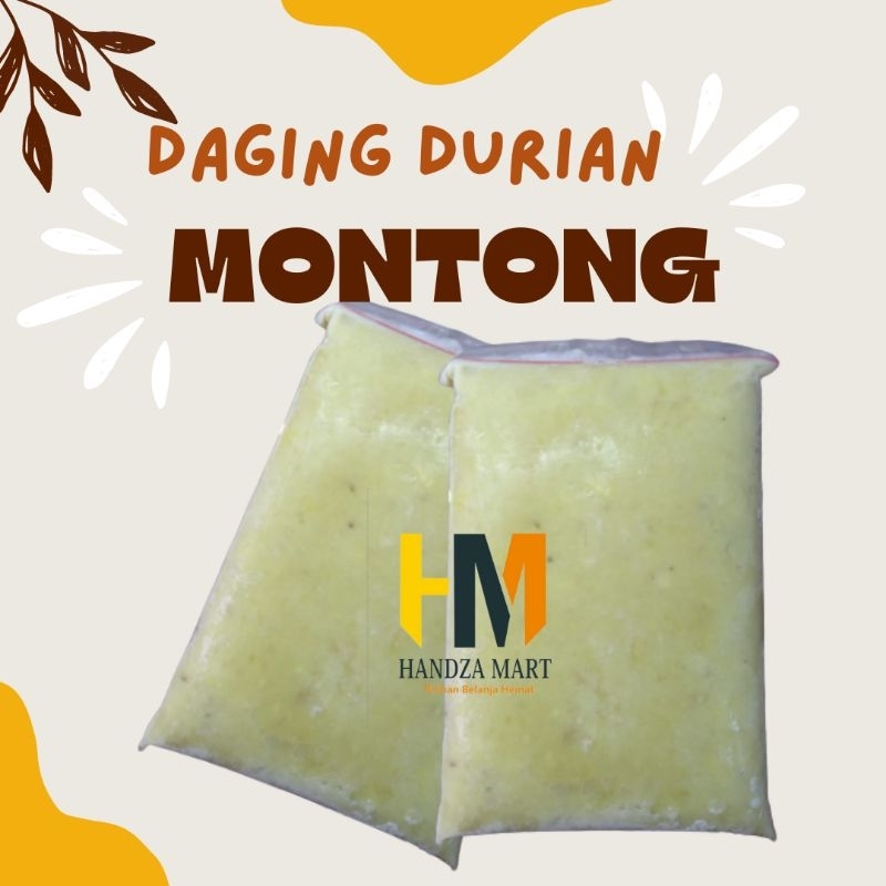 Jual Daging Durian Montong Manis / Daging Durian Montong Legit / Daging ...