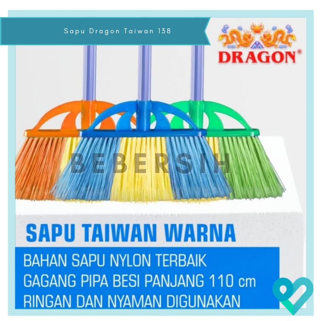 Jual Sapu Dragon Taiwan 138/Sapu Plastik Nilon/Sapu Lantai | Shopee ...