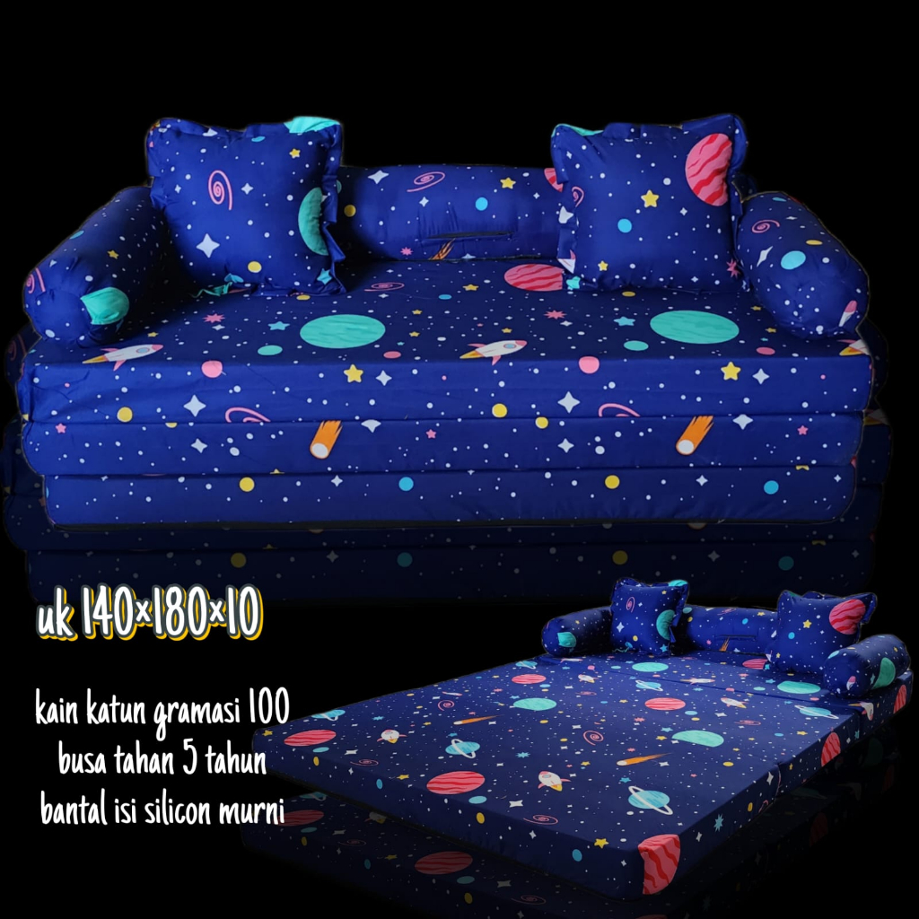 Jual Sofa Bed Kursi Tamu Minimalis Kasur Karakter Sofabed Murah Furniture Sofa Lipat Lantai Busa ...