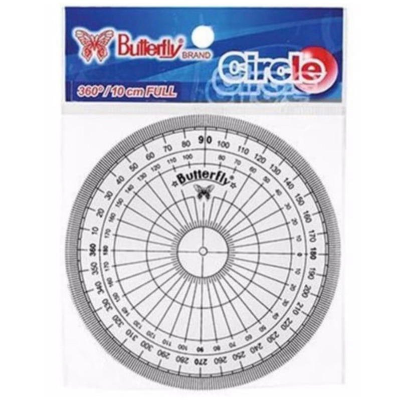 Jual Busur 360 Derajat / Busur Derajat Bulat (360/10cm) | Shopee Indonesia