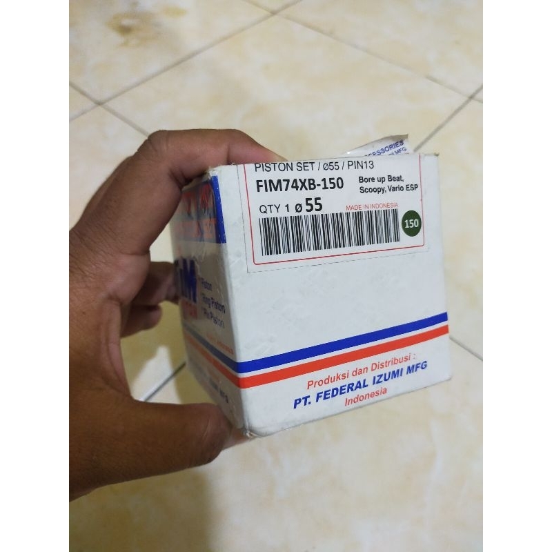 Jual seher/piston fim diameter 55 (Beat,Scoopy,Vario ESP) | Shopee ...