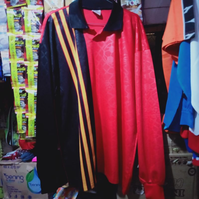 Jual Jersey Ls template Spanyol jadul | Shopee Indonesia