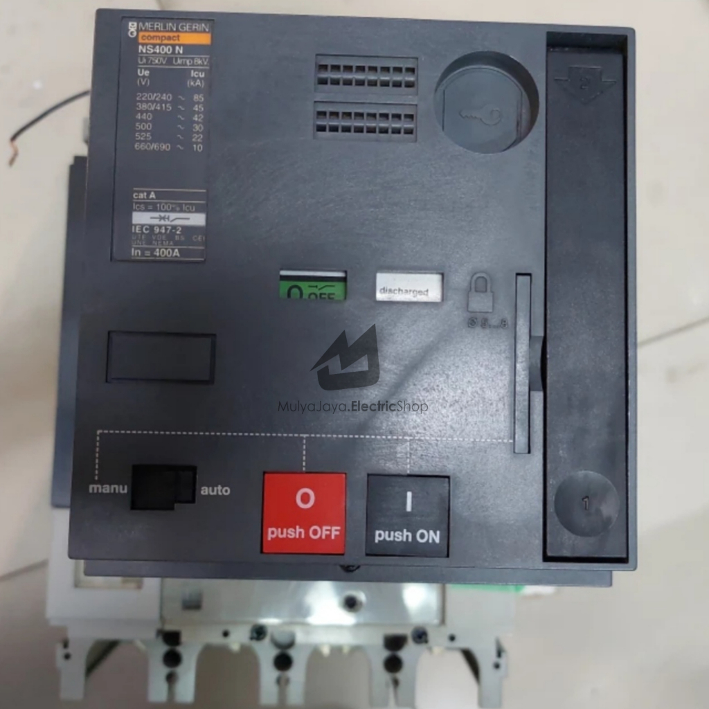 Jual MCCB NS400N 4P 400A + MOTORIZED MERLIN GERIN ORIGINAL | Shopee ...