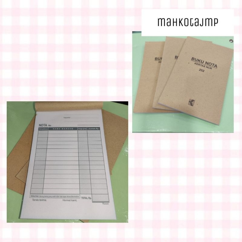 Jual BUKU NOTA RANGKAP 2 KECIL UKURAN 10X16CM | Shopee Indonesia