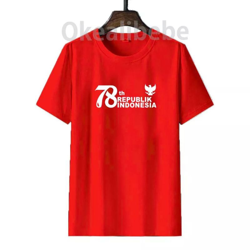 Jual kaos hut RI ke 78 paling murah | Shopee Indonesia