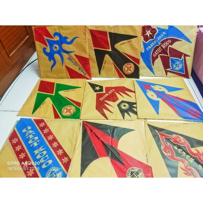 Jual layanga Sukhoi kertas coklat lilitan min order 40 pcs | Shopee ...