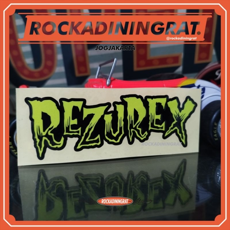 Jual Stiker Band Rezurex Psychobilly Reflektif Cutting Sticker ...