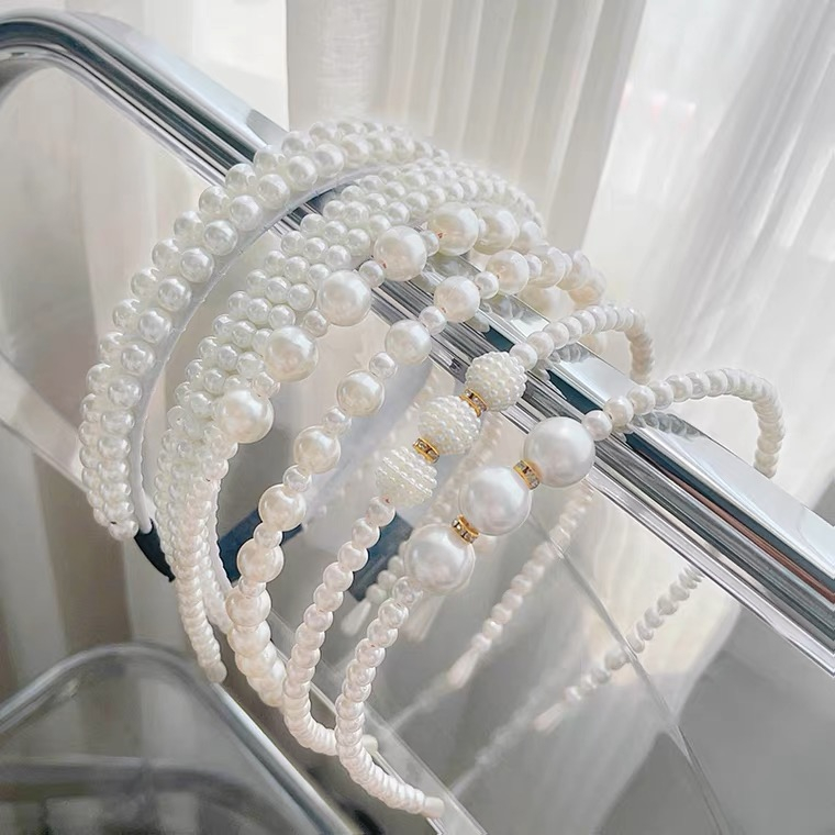 Jual BANDO MUTIARA PEARL CANTIK ALA KOREA STYLE / BANDO KOREA MUTIARA ...