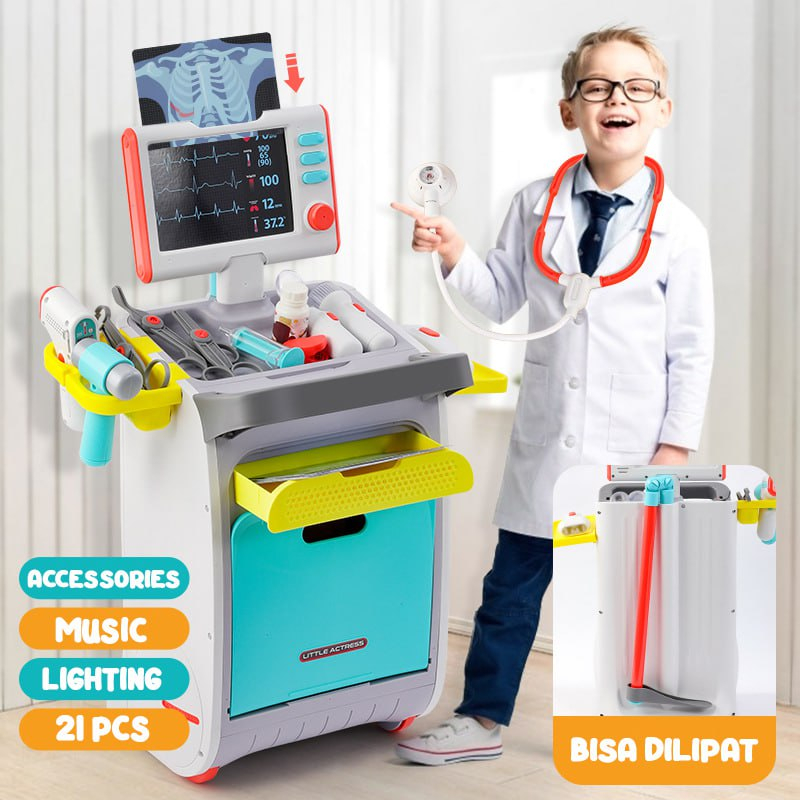 Jual Mini Doctor Playset Medical Desk mainan meja dokter | Shopee Indonesia