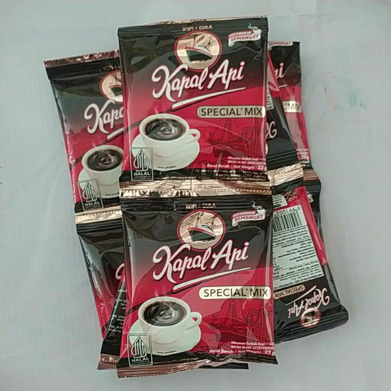 Jual Kapal api special mix 23g, kopi + gula isi 10sachet | Shopee Indonesia