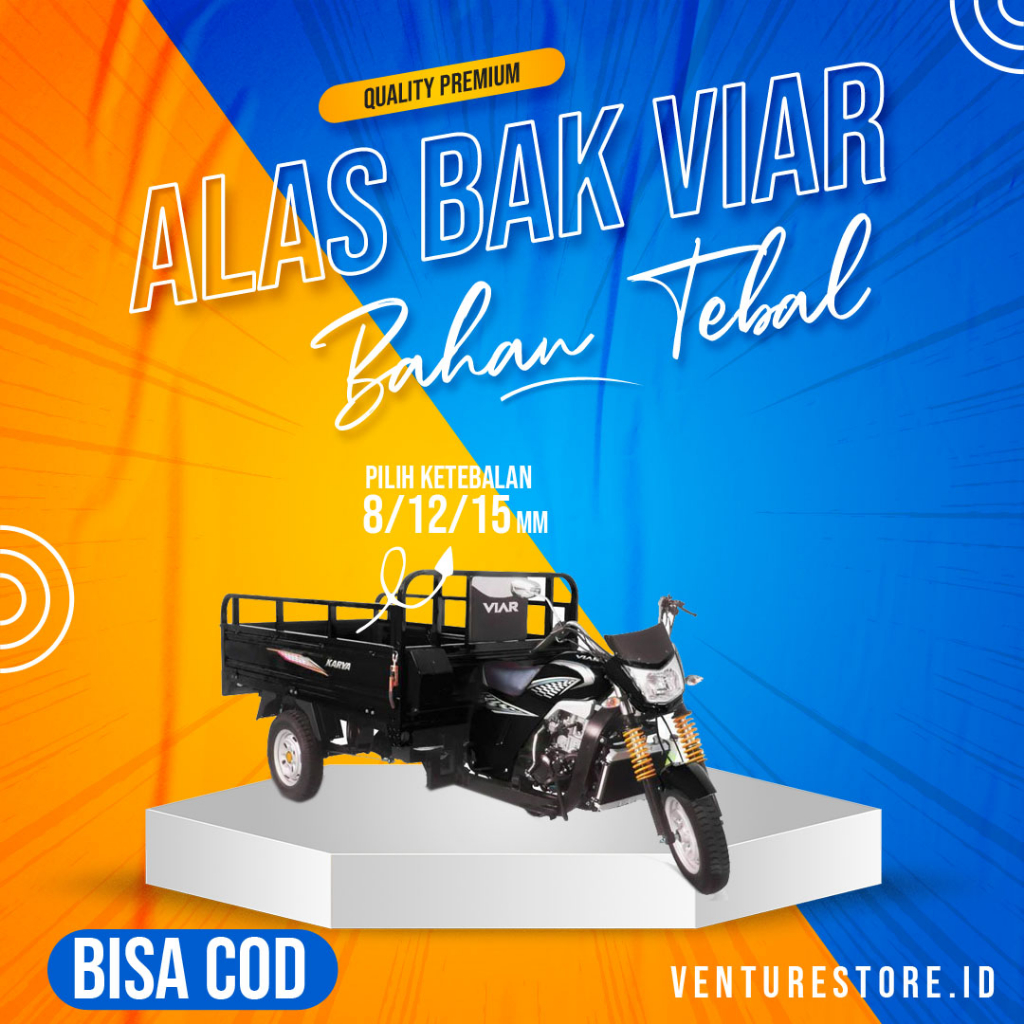 Jual KARPET BAK RODA TIGA VIAR LONG 200L // KARPET BAK VIAR 150 LONG ...