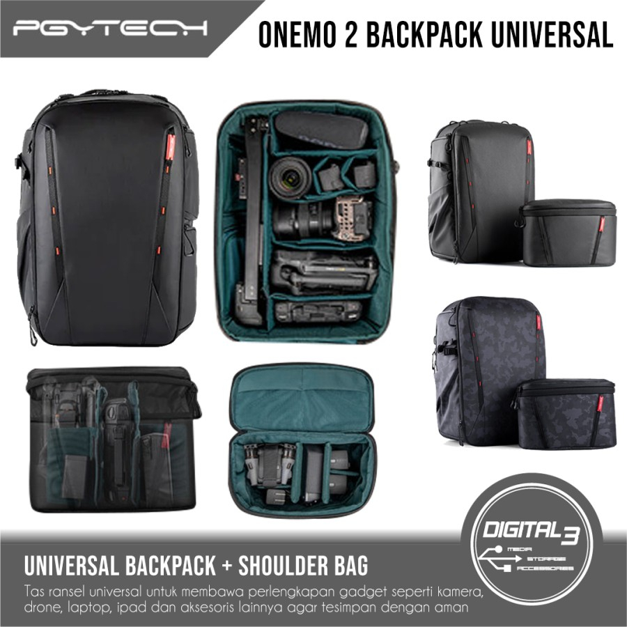 Jual Backpack Bag Ransel PGYTECH ONEMO 2 Tas DJI Drone + DSLR Camera Case | Shopee Indonesia