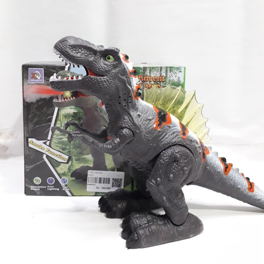 Jual Mainan Dinosaurus Batrei T REX Spray Bisa Keluar Asap D8316B KP ...