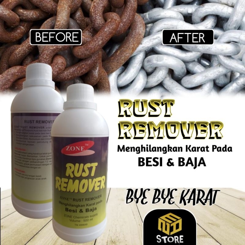 Jual FREE KUAS!!! Rust remover - Penghilang karat dan kerak pada besi, logam, stainless ...