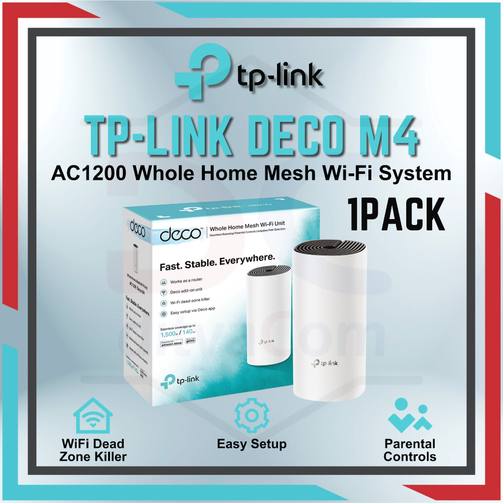 Jual TP-LINK DECO M4 AC1200 WHOLE HOME MESH WI-FI SYSTEM [1 PACK ...