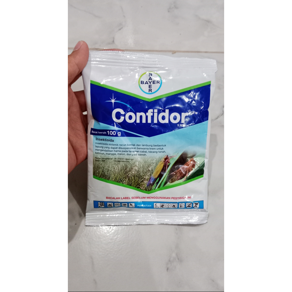 Jual Insektisida CONFIDOR 5 WP Kemasan 100 Gram | Shopee Indonesia