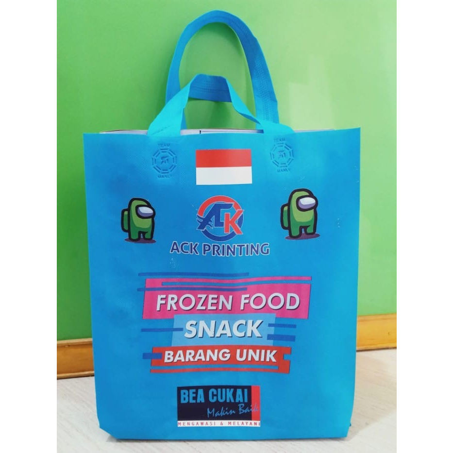Jual Tas Spunbond Custom DTF Print / Goodie Bag sablon custom full ...