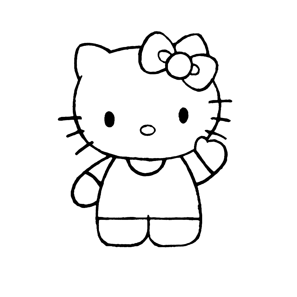 Jual Gambar Sketsa Mewarnai / Hello Kitty / Part 2 / Gambar Sketsa ...
